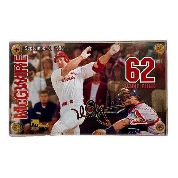 Authentic Images | Other | Authentic Images Mark Mcgwire 62 Home Run ...